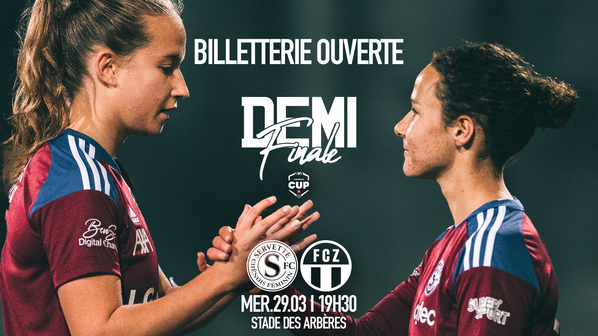 Servette FCCF - FC Zürich Frauen : Billetterie ouverte ! - Servette FC