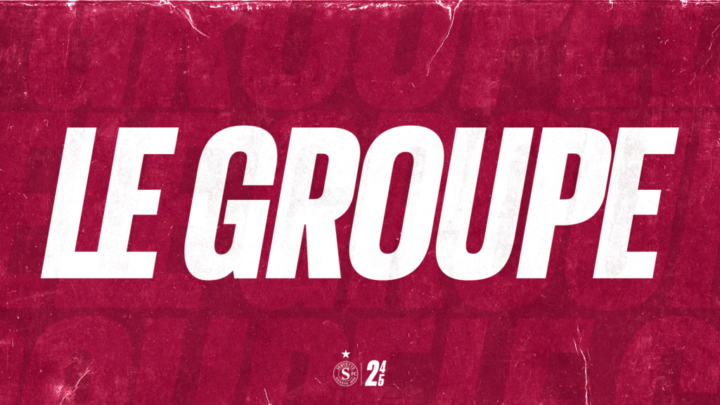 Le groupe pour le derby du Lac - Servette FC